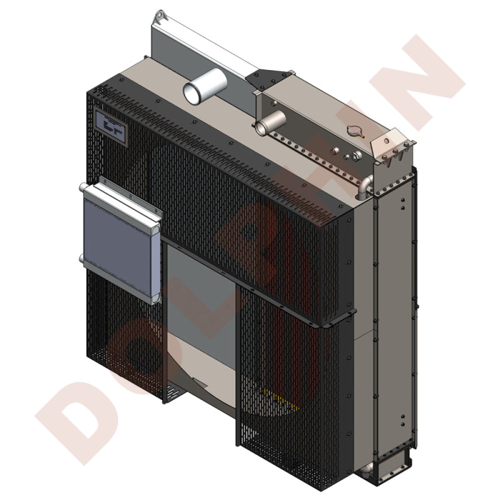 CUMMINS QSK23 G3, ENGINE DRIVEN - Combi Cooler, Overall Size : 78-3/4" | Dolphin Heat Exchanger USA
