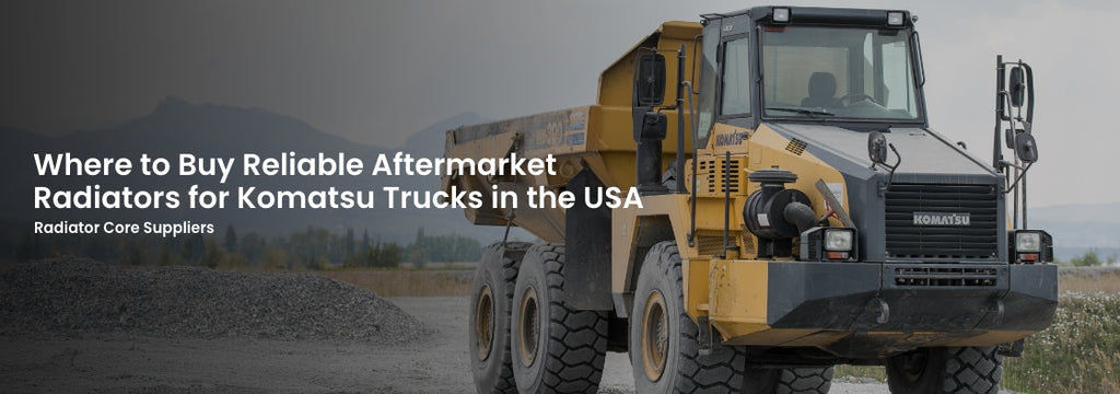Where To Buy Reliable Aftermarket Radiators For Komatsu Trucks in USA ...