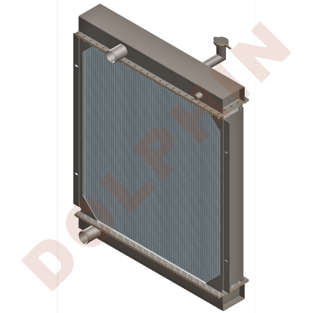 MULTIQUIP GENERATOR RADIATOR, Overall Size 47-7/8" x 37-1/2" x 5-1/2 ...