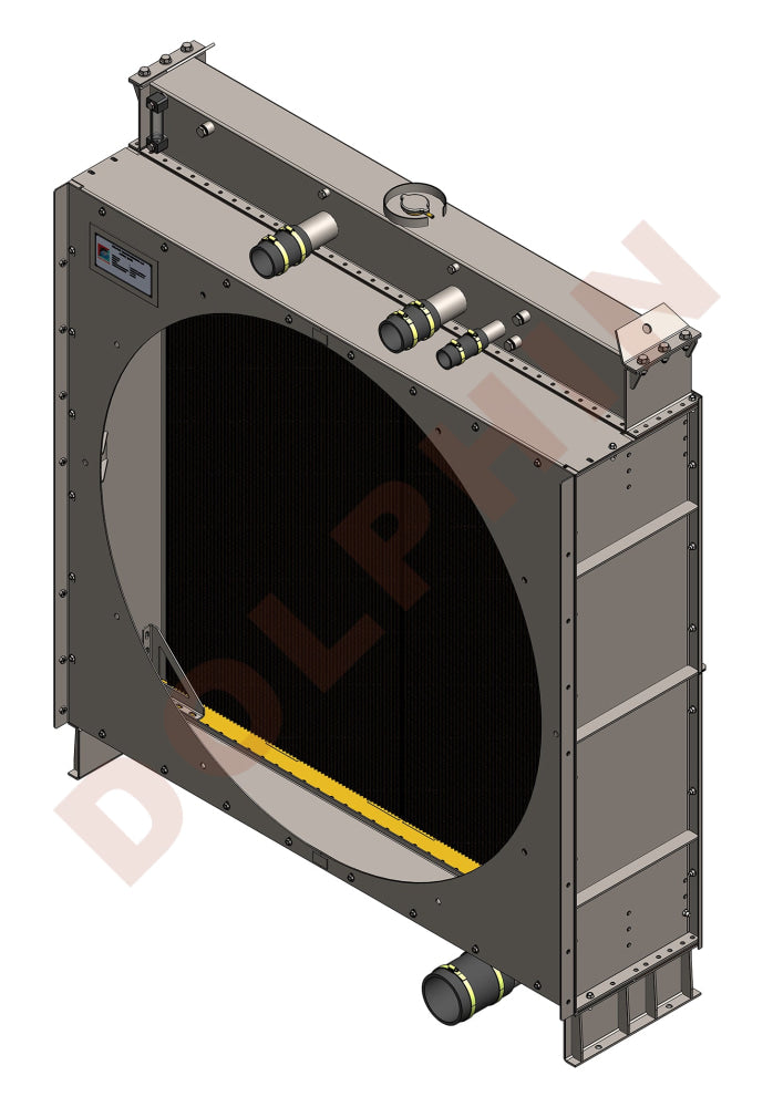 CUMMINS RADIATOR - KTA50 G3 | Dolphin Heat Exchanger USA