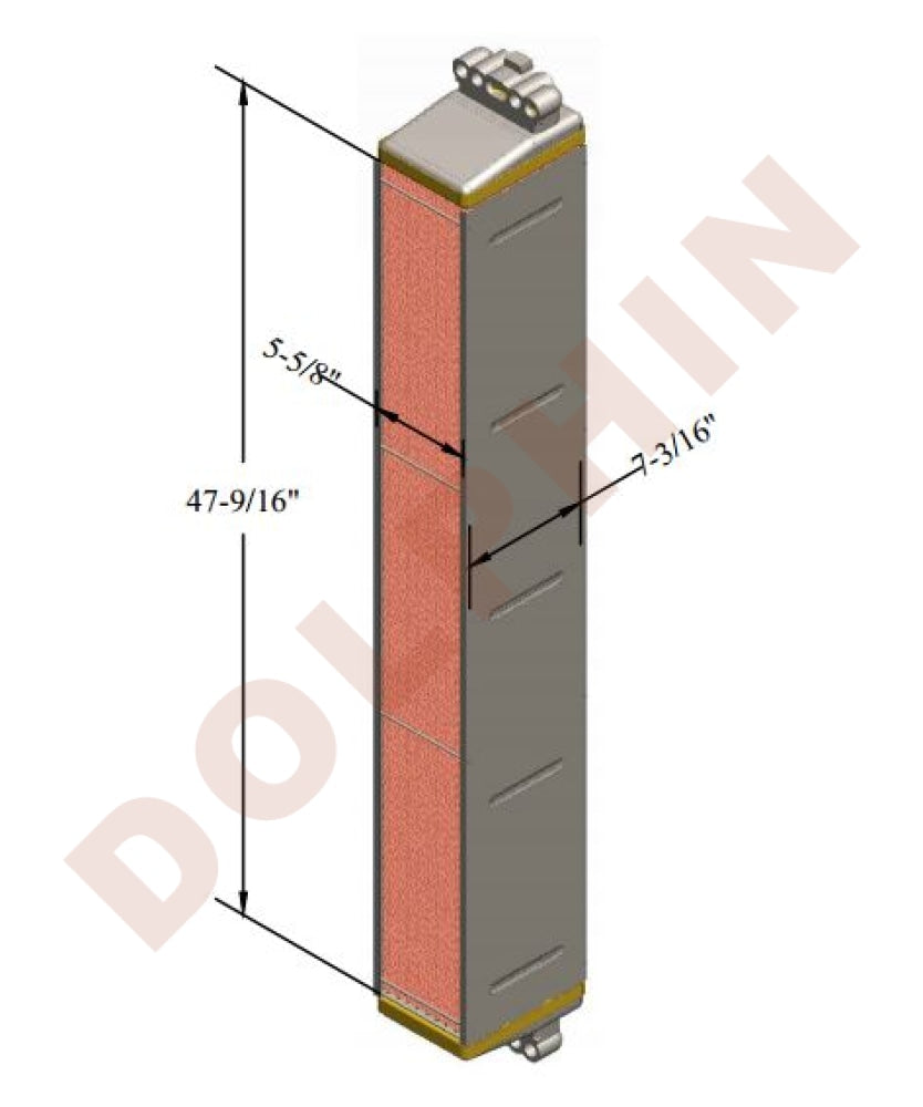 CATERPILLAR PANEL RADIATOR | Dolphin Heat Exchanger USA