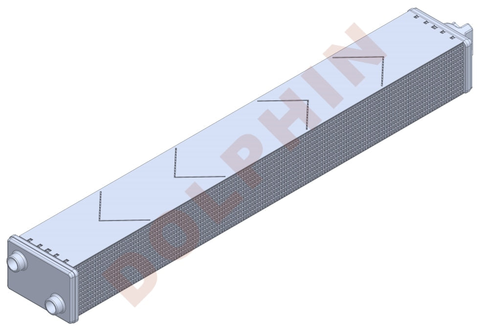 CATERPILLAR RADIATOR - D6R, D6R III, D6T, 40-7/8" x 4-3/4" x 5-5/8 ...