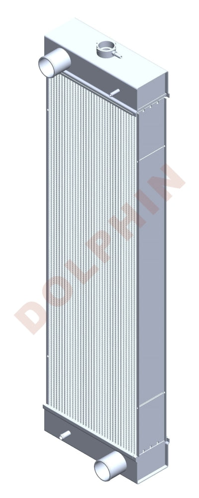 KOMATSU RADIATOR, (GRADER GD705-5)- 42-5/8 x 13-1/2 x 4" | Dolphin Heat ...