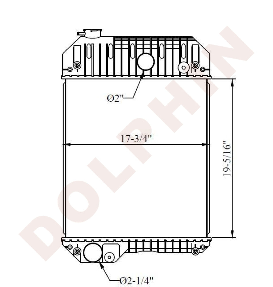 PERKINS RADIATOR - SCREENING PLANT 19-5/16" x 17-3/4" x 4" | Dolphin ...
