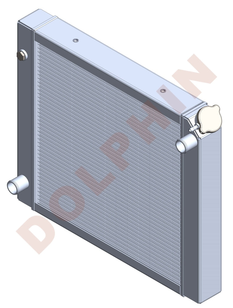 GENERATOR RADIATOR 520 Generator 15-25kW | Dolphin Heat Exchanger USA